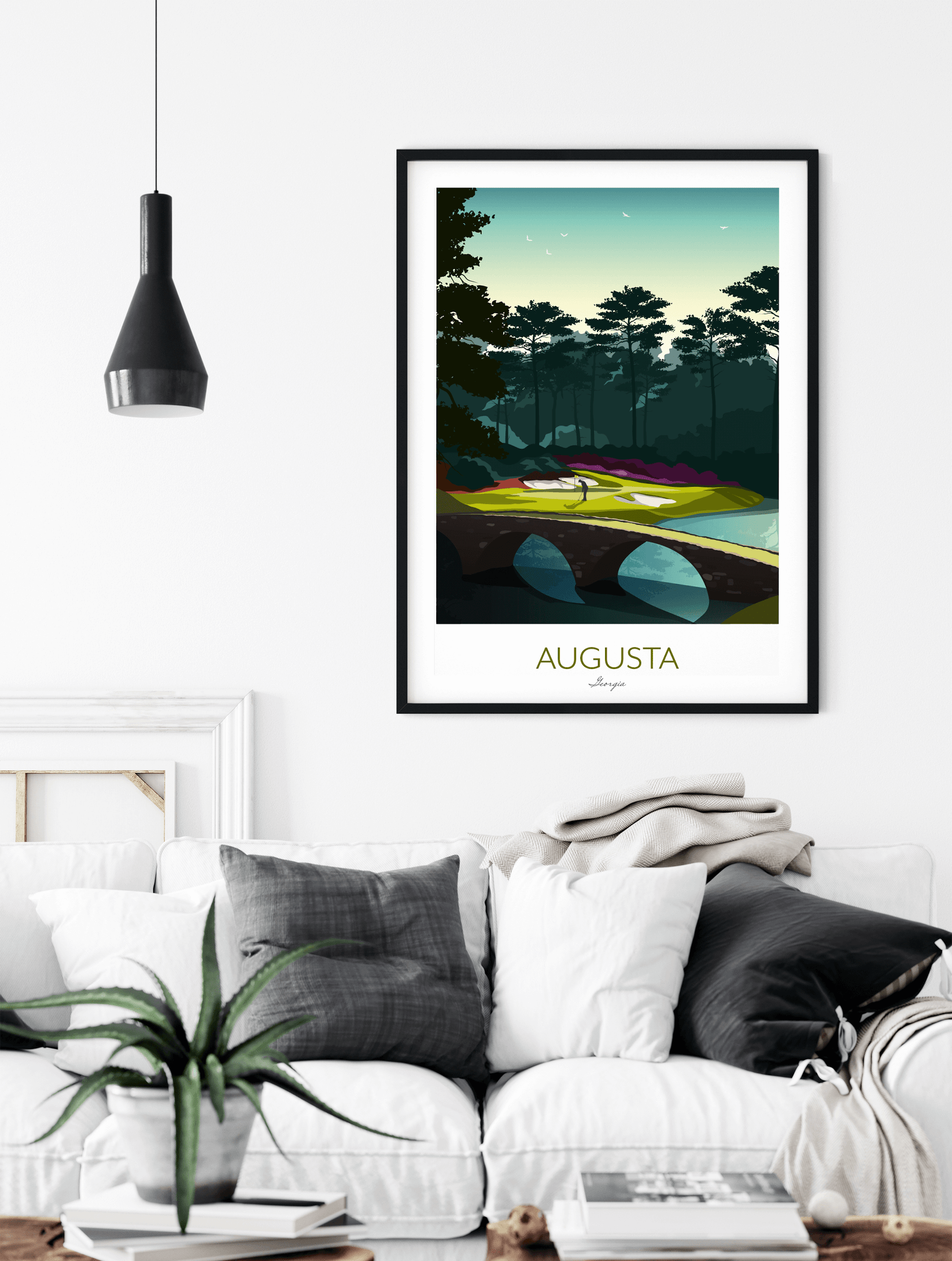 Augusta National Golf Print l Georgia USA – Dibdaub