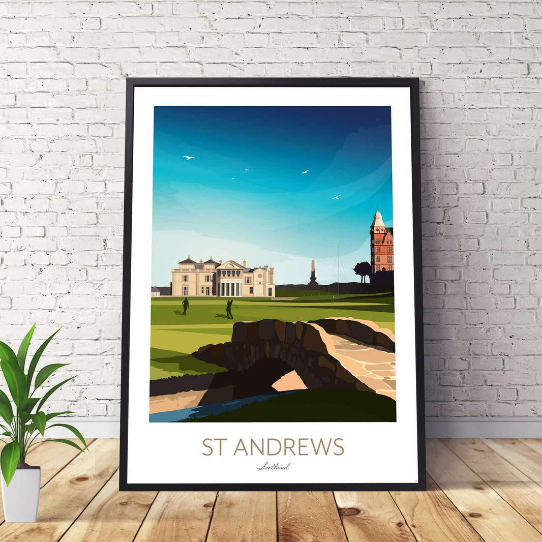 World Famous Golf Course Art Prints – Dibdaub